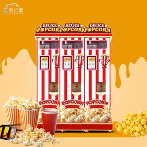 Quality 70KG Popcorn Vending Machine Automated 40g/Cup Capacity Electricity Powered for sale