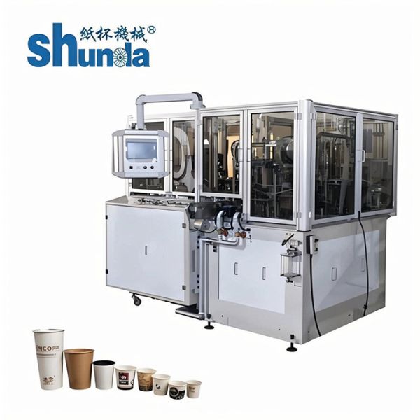 Quality 2020 Shunda Automatic Paper Tea Cup Making Machine High- Speed 100-145pcs/m for sale
