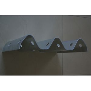 Quality Corrugated W Beam Highway Guardrail 345 Yield Strength Steel ASTM A123 Zinc for sale