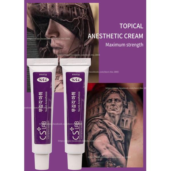 Quality Laser Tattoo Removal Numbing Anesthetic Cream 10g CSLab 75% for sale