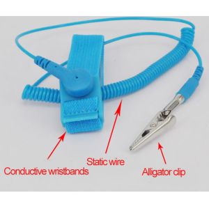 Quality Cleanroom ESD Wrist Strap Discharge Band Grounding Wrist Strap DLX WS01 for sale