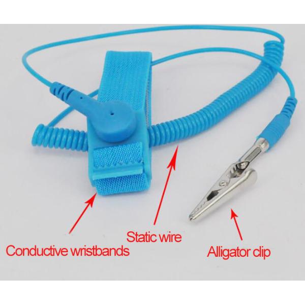 Quality Cleanroom ESD Wrist Strap Discharge Band Grounding Wrist Strap DLX WS01 for sale