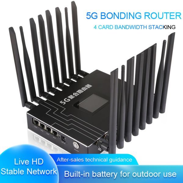 Quality WiFi Aggregation Bandwidth Bonding Router 4 SIM Card Durable for sale