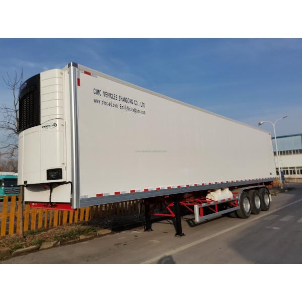 Quality Suspension Mechanical CIMC 3-axle Cold Chain Frozen Refrigerated Trailer for sale