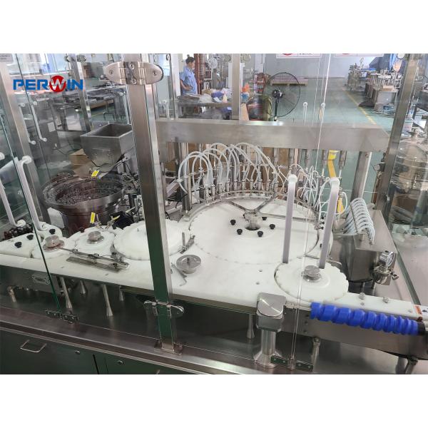 Quality PLC Bus Control Vial Filling Line with Argon Fill for Oxygen Level Below 5% for sale