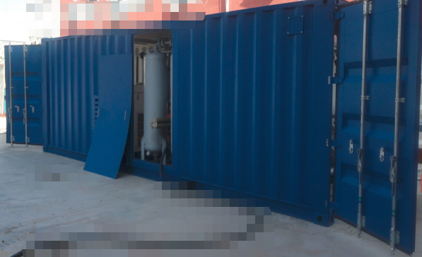 Quality Mobile Membrane Air Separation 99.9 , 5 Nm3 Nitrogen Generator Membrane for sale