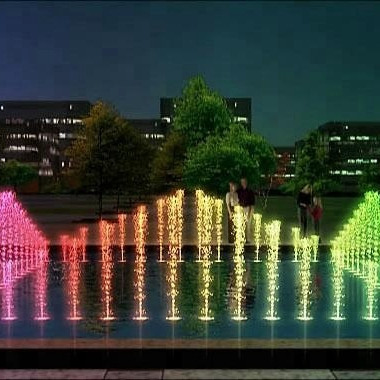 Quality Portable water fountain landscaping led light for sale