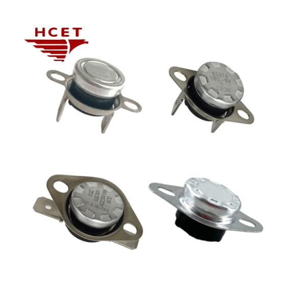 Quality Precision Bimetal 10a 250v KSD301 PR 125c Thermostat Low Temperature Control for sale
