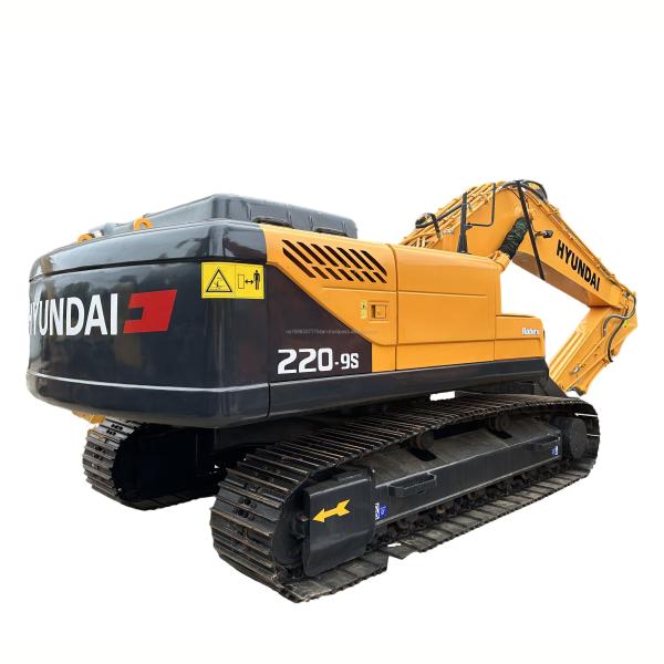 Quality Korea Used Excavator Hyundai 220 Model Crawler Excavator with 0.92M³ Bucket for sale