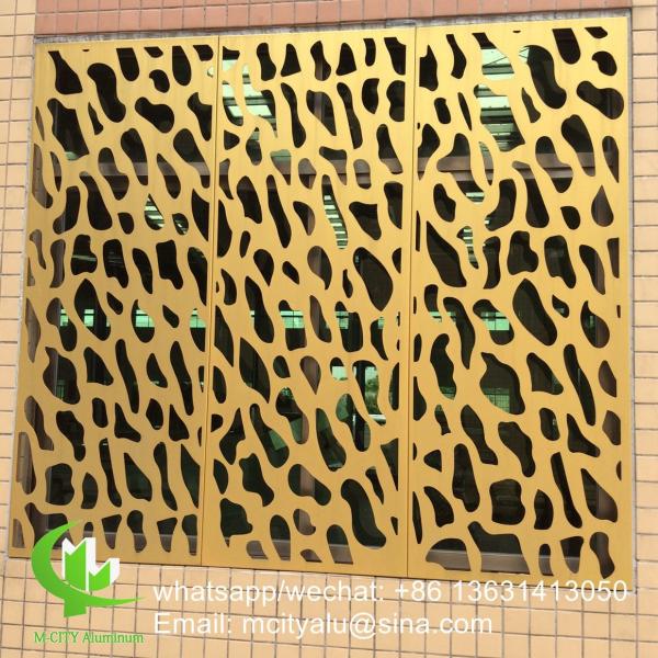 Quality Custom Tree Patterns Aluminum Hollow Panel with Powder Coated Surface and 1000x2000mm Standard Size for Facade Decoration for sale