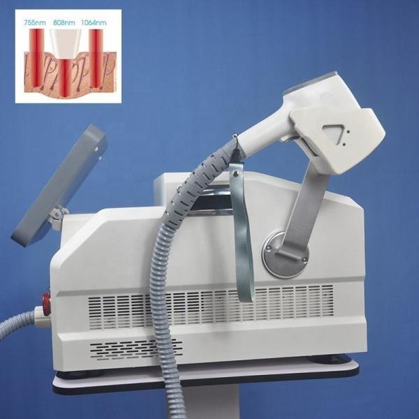 Quality 2000W Portable 808 Diode Laser Hair Removal Machine Painless Epilation Device for sale
