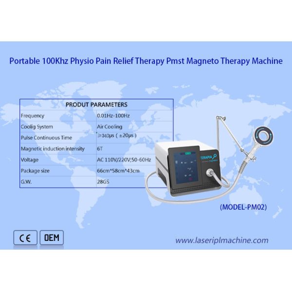 Quality Physiotherapy Electromagnetic Therapy Machine Air Cooling Pain Relief Treatment for sale