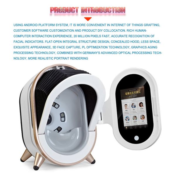 Quality Cosmeti Facial Analyzers Machine Therapist Deep Detect 10 Years Warty for sale