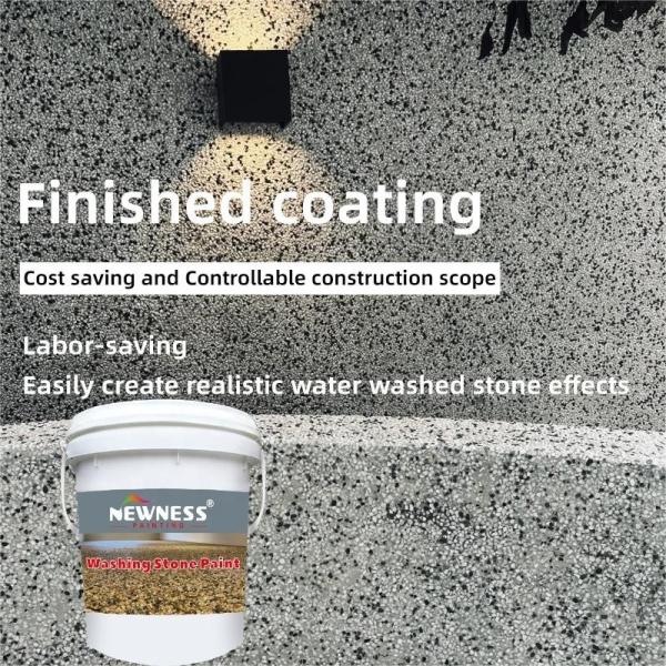 Quality Batch Application Rock Effect Outside Wall Stone Paint with Matt Coating Direct for sale