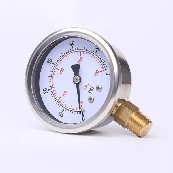 Quality Swimming Pool Differential Pressure Gauge Y60 Series M14*1.5 Connection for sale