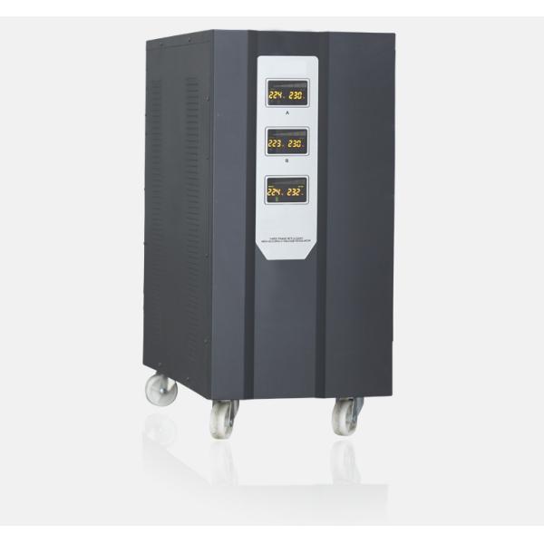 Quality 15KVA - 90KVA Servo Controlled Voltage Stabilizer , Three Phase Automatic Voltage Regulator for sale