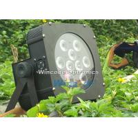 Quality Metal Plate Body Battery Powered Stage Lights With 9 Channel Dmx Controller for sale