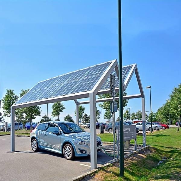 Quality On / Off Grid BIPV Solar carport mounting system solar bracket solar structure for sale