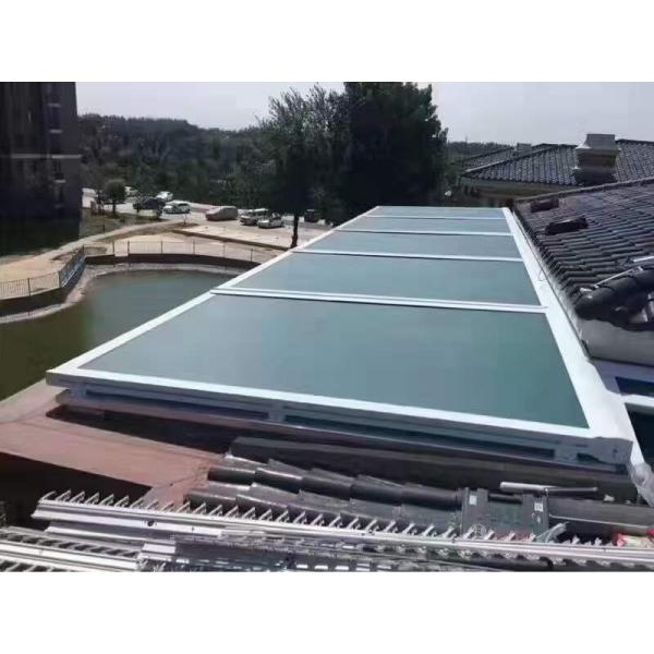 Quality Customized Roof Sunshade Motorized Retractable Awning for sunroom for sale