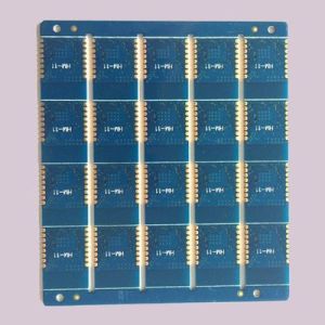 Quality Double Sided PCB with Blue Oil Solder Mask 0.1mm Min Hole Size IPC-A-610E for sale