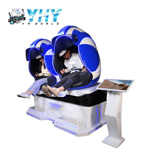 Quality 2 Seats Virtual Reality Game Machine Motion Simulator 9D Vr Egg Chair for sale