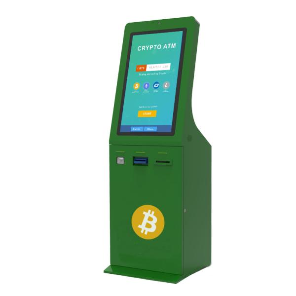 Quality Freestanding 1200 Notes Buy And Sell Bitcoin ATM Kiosk machine 32 Inch for sale