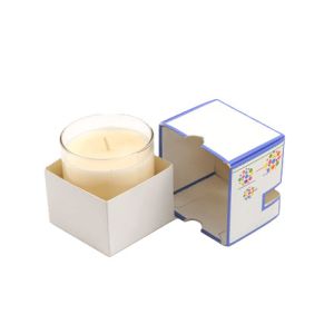 Quality OEM / ODM Candle Packaging Box 4 color Offset Printing Boxes Rectangular for sale
