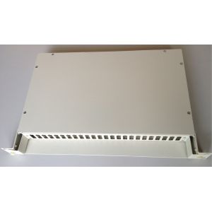 Quality Slidable Optical Fiber Termination Box Distribution Frame 19 Inches 1U 24 Cores for sale