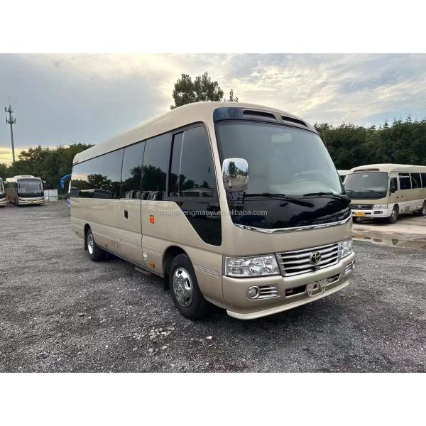 Quality Used Toyota Coaster Bus 2axel Diesel Engine A/C Roller Coaster Passenger LHD/Rhd for sale