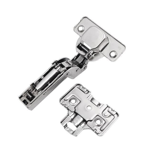Quality A04BD 3D Clip On Cabinet Door Hinge Soft Closing 110 Degrees for sale