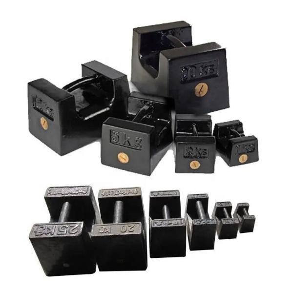 Quality Weighing 50LB Mass Comparator Cast Iron Block Weights Calibration Test Crane for sale