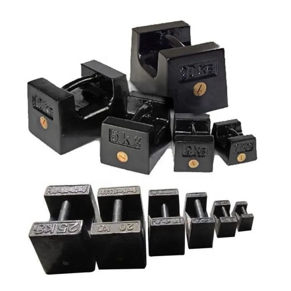 Quality Weighing 50LB Mass Comparator Cast Iron Block Weights Calibration Test Crane Counterweights for sale