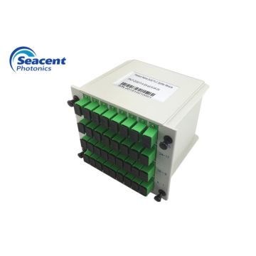 Quality Fiber Optic SC APC Cassette PLC Splitter 2x32 Insertion Type for sale