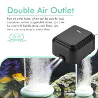 China Dual Outlet Hygger Air Pump For 600 Gallon Tank factory