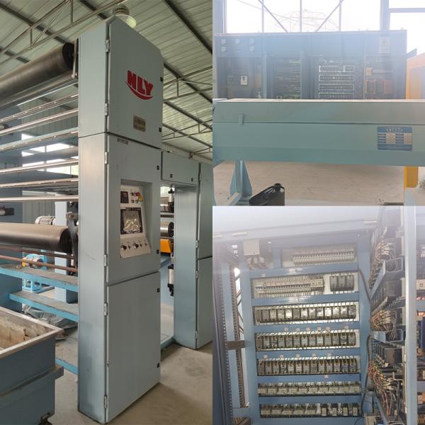 Quality Second Hand PP Woven Bag Machine Flat Yarn Extruder Machine With Pin Roller for sale