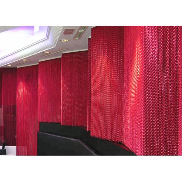 Quality Aluminum Hook Link Drapery For Architecture Outside Designs for sale