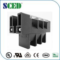 Quality PC Black Wire Terminal Block 4 - 22 AWG For Medicine Equipment for sale