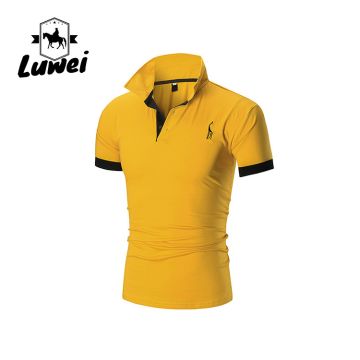 Quality Plus Size Cotton Polo T Shirts Muscle Collared Sublimation Fitted Soft Knit for sale