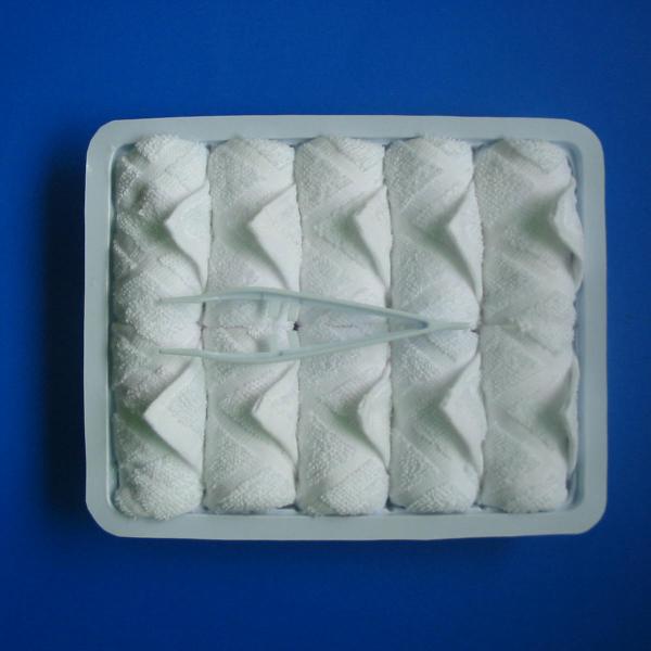 Quality Compressed Dobby 27x27cm Refresher Towel for sale