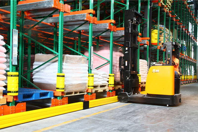 Flexible Pedestrian Barrier  Anti-Collision Guardrails Warehouse Safety Barrier Traffic Guardrails