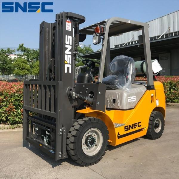 Quality 2500kg Shipping Container Forklift China Gq491 Lp Gas Forklift for sale