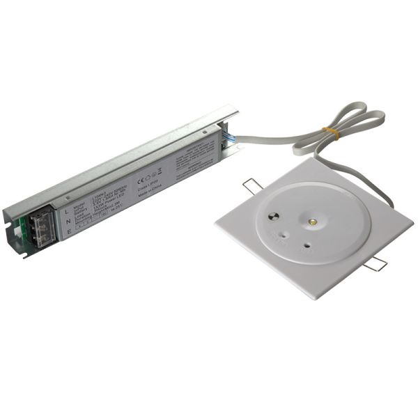 Quality Fire-Retardant Recessed LED Emergency Light with 3 Hours Operation and Non for sale
