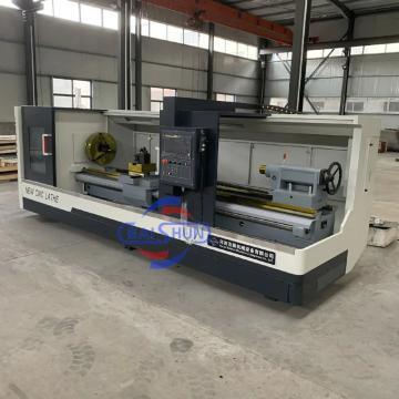 Quality Cnc Wheel Lathe Machine Heavy Duty Automatic Torno Flat Bed for sale