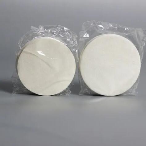 Quality 50gsm Round Flat Coffee Filters Virgin Wood Pulp for sale
