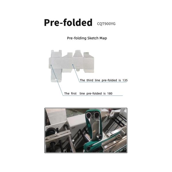Quality Condition CQT 900YG-2 Mini Folder Gluer for Bottom Lock Gluing of Box Expanded for sale