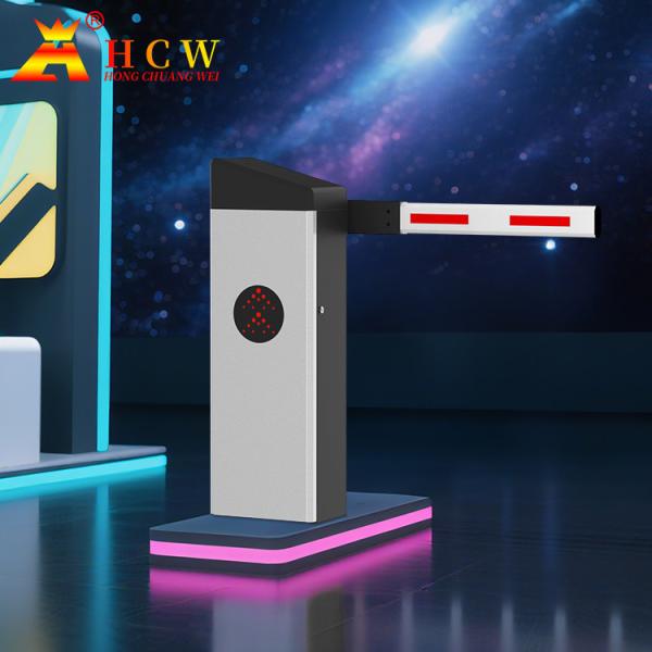 Quality HCW Servo Motor Smart Traffic Barrier Gate , Automatic Boom Barrier Car Parking Lot for sale