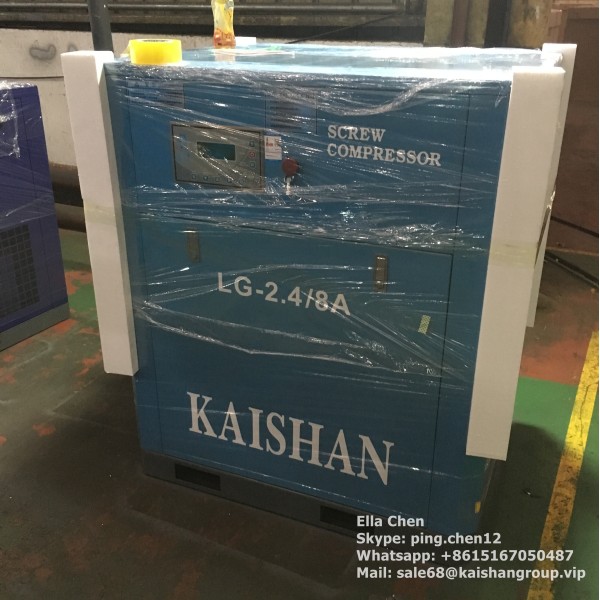 Quality 85 cfm / 116 Psi 20 Hp Screw Air Compressor Silk Motor Driven Stationary LG Series for sale