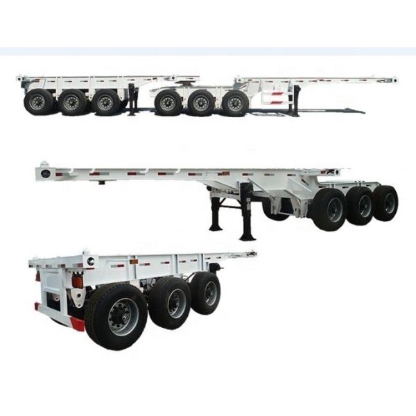 Quality Steel 20FT 40FT Container Long Lifetime Chassis Skeleton Semi Trailer with for sale