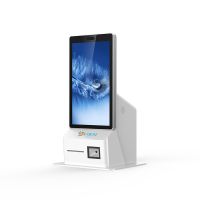 Quality Desktop Restaurant Hotel Self Ordering Kiosk With Touch Screen Receipt Printer for sale