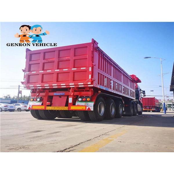 Quality Tarpaulin End Dump Grain Trailer for sale